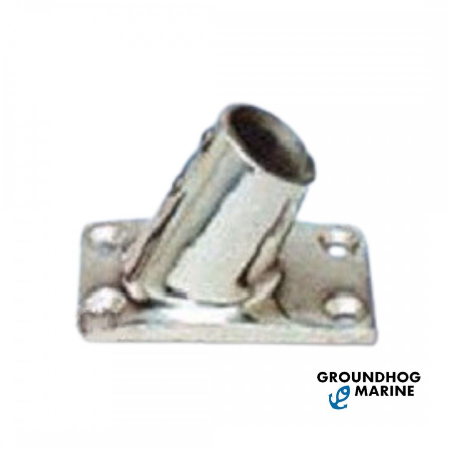 Base Rail Fitting Rectangular 60° 556-21560-00 , Groundhog Marine